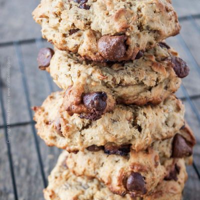 Spent Grain Cookies with Kahlua & Chocolate Chips
